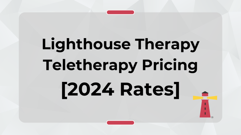 What does Lighthouse Therapy charge for teletherapy services? | Lighthouse Therapy